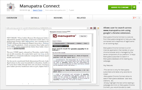 Manupatra User Guide