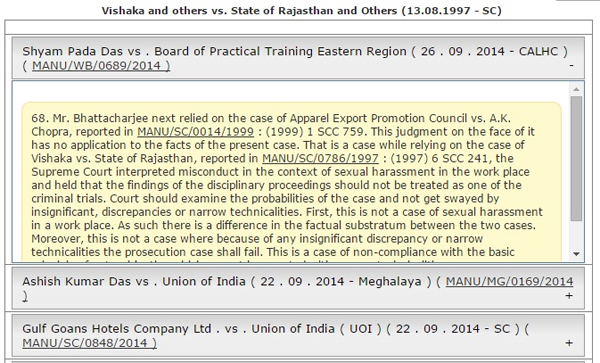 Manupatra User Guide